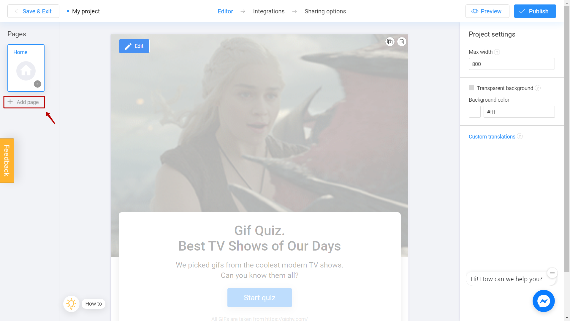 How to Add a New Page? - Interacty Help Center